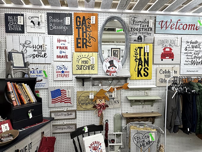 Wall art that speaks volumes about American homes—where "Gather Together" isn't just a slogan but a lifestyle philosophy passed down through generations.