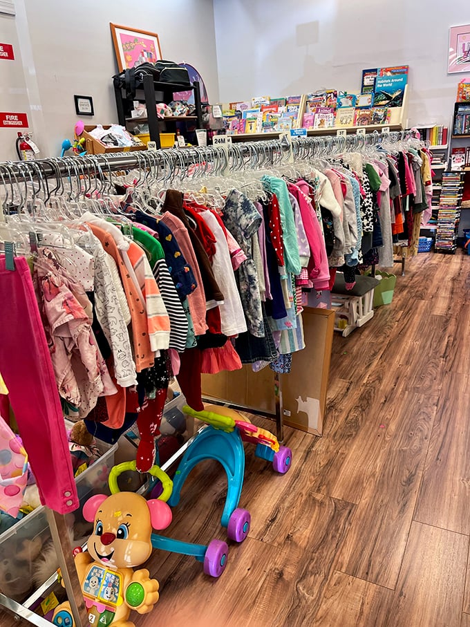 Tiny fashionistas start here – the children's clothing section offers everything from playground-ready outfits to special occasion ensembles at guilt-free prices.