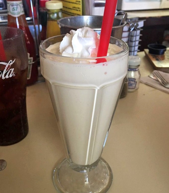 This vanilla milkshake isn't just thick—it's the kind that makes your straw stand up straight and salute while your taste buds do the twist.