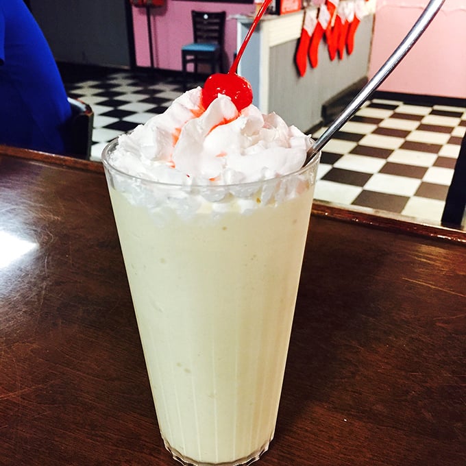 Thick, creamy milkshakes that require a spoon and a straw—just like the good old days.