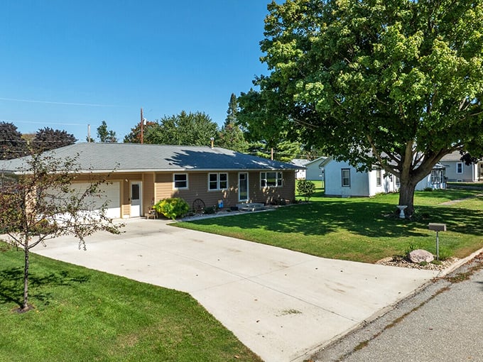 Ranch-style homes with actual yards—where retirement dreams don't require a magnifying glass to see your property line.