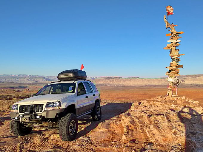 Off-roading adventures where the journey is definitely the destination. That rock cairn says "you made it"—your Instagram followers will say "wow."