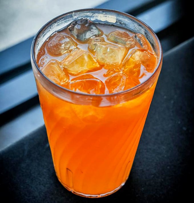 This isn't just orange juice – it's Florida sunshine in a glass, the perfect companion to cut through all that delicious Southern richness.