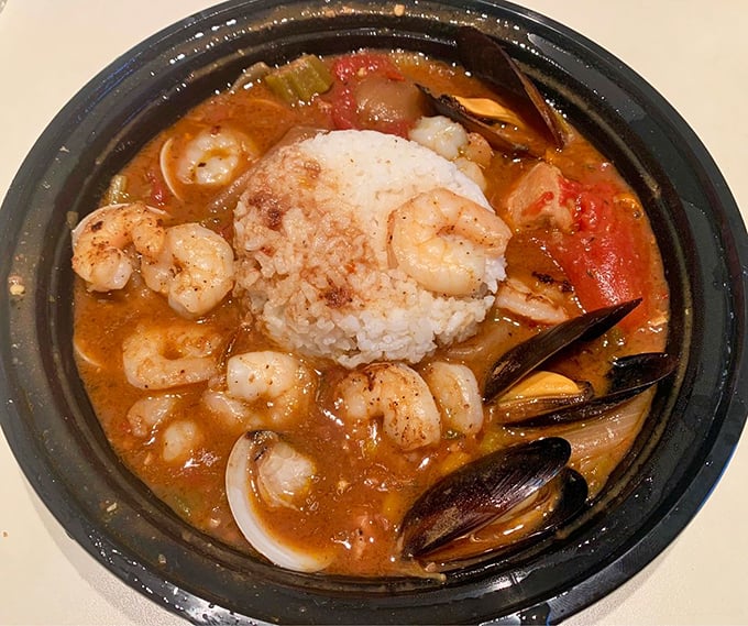 Seafood gumbo that's practically a maritime celebration in a bowl—where shrimp, mussels, and rice throw the kind of party your taste buds dream about.