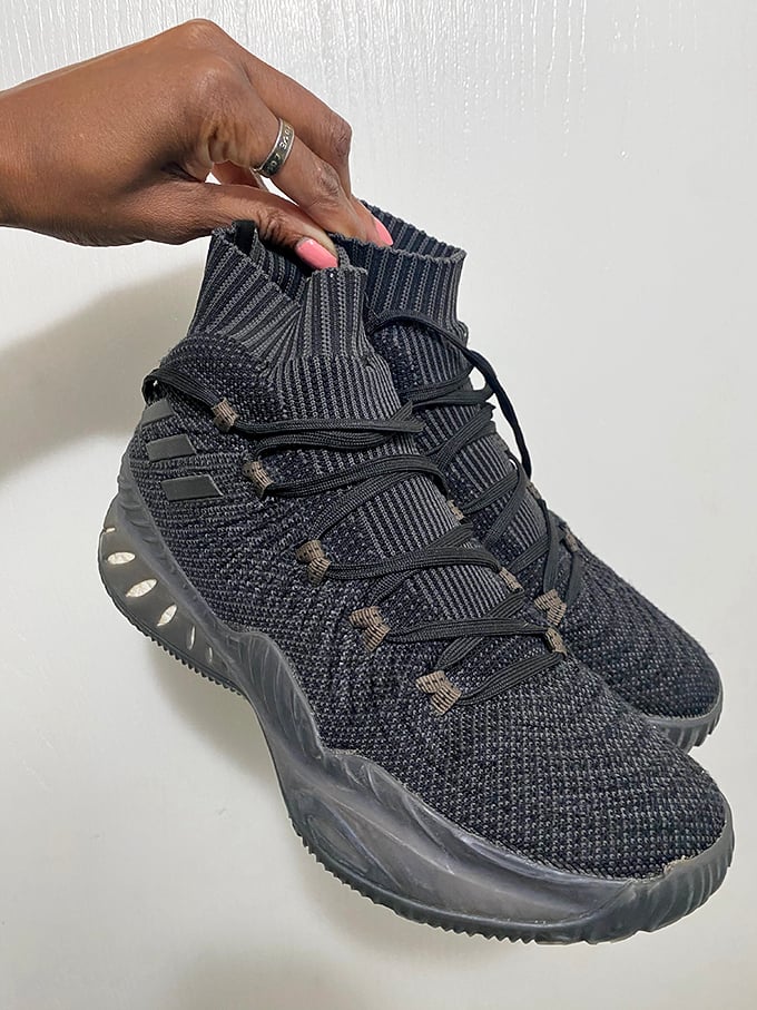 Someone's barely-worn athletic shoes become your next great find—fashion karma at its finest.