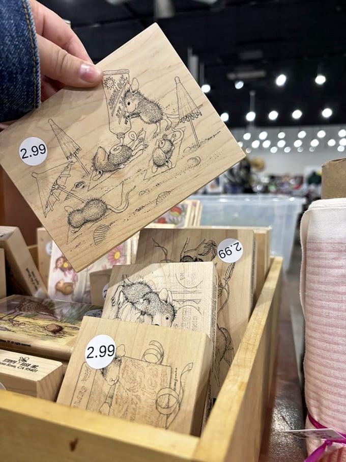 These whimsical mouse stamps aren't just crafting supplies—they're $2.99 tickets to your next creative adventure. Martha Stewart would approve.