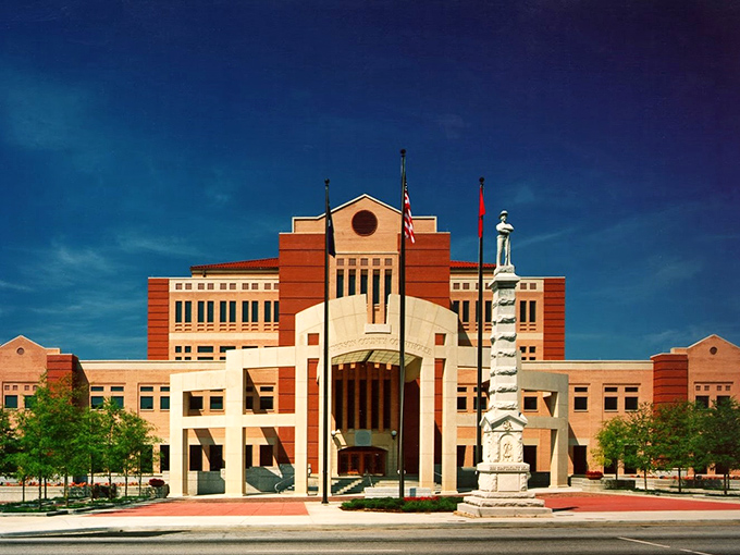 Anderson's courthouse stands tall in a downtown that buzzes with the energy of progress.