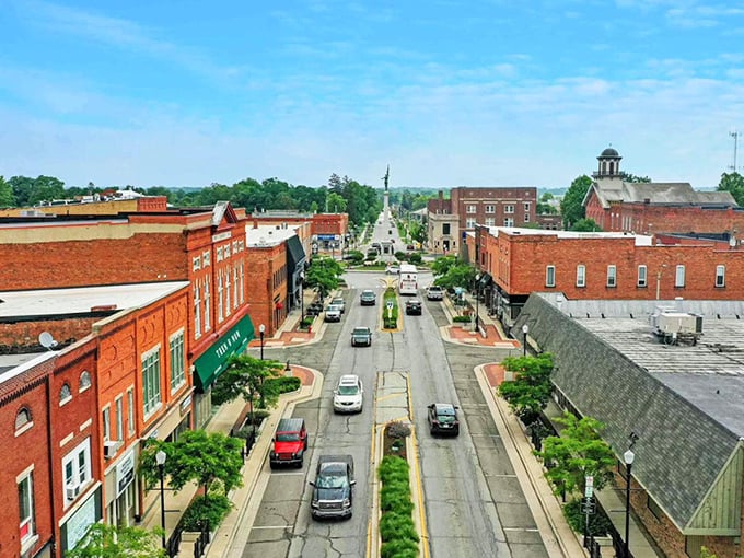 Angola's downtown invites leisurely strolls past shops where owners still remember your name and ask about family.
