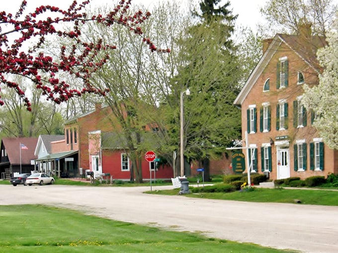 Bentonsport's tiny historic village represents Iowa's best-kept secret, where 40 residents guard centuries of perfectly preserved rivertown stories.