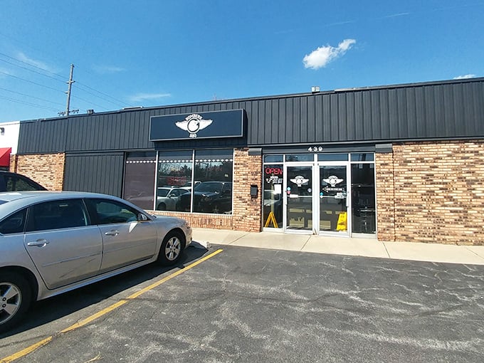 Bombers' unassuming storefront is like Clark Kent – mild-mannered outside, but superhero flavors await within.