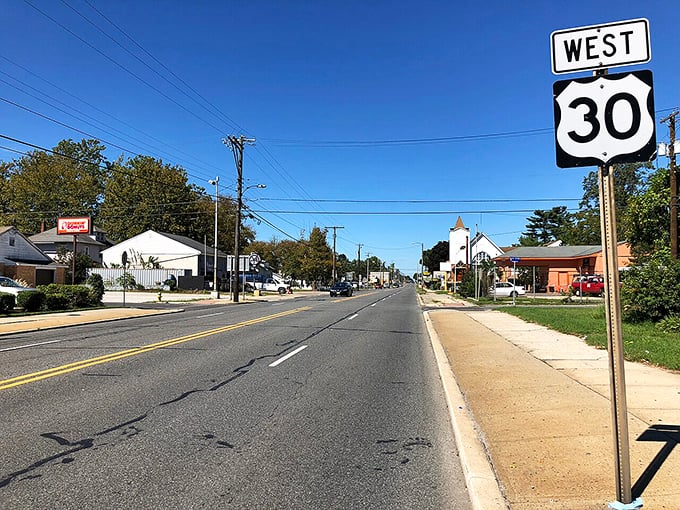 Route 30 stretches through Egg Harbor City like a ribbon of possibility, leading to surprisingly affordable adventures.