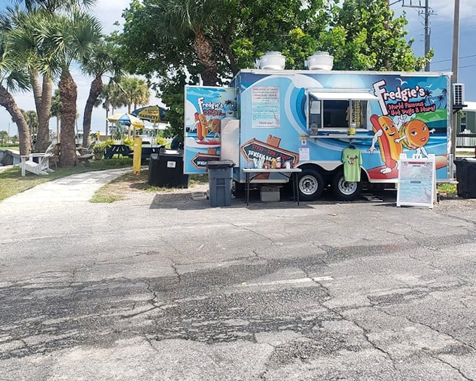 Fredgie's food truck proves great hot dogs don't need a permanent address – just quality ingredients and a passion for perfect franks.