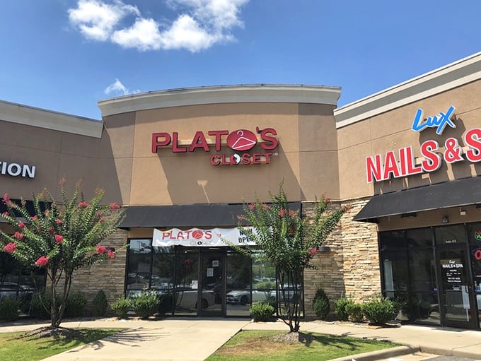Contemporary retail vibes meet thrift store prices at this teen fashion destination that takes style seriously without pretension.