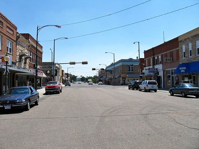 Sidney's railroad heritage shines through these substantial brick buildings that once echoed with steam engine whistles.