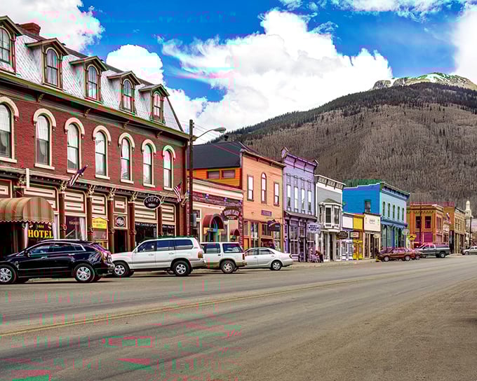 Silverton's rainbow-painted buildings prove that Wild West towns knew how to party in living color.