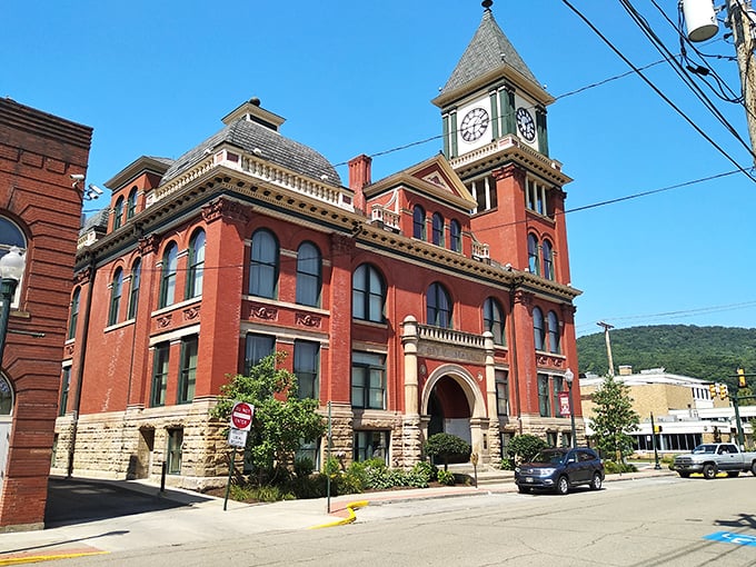Bradford’s stately clock tower adds timeless charm to downtown, where history and hometown pride still set the pace.