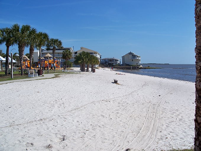 Beachfront homes stand as colorful sentinels watching over the Gulf, where paradise comes without the crowds.