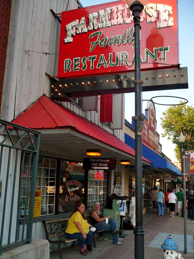 That iconic red sign has guided countless hungry souls to fried chicken nirvana—no GPS required, just follow your nose.