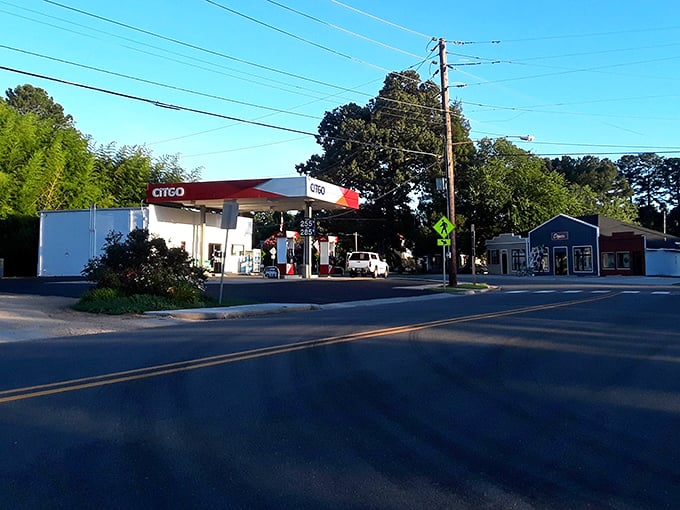 When the gas station becomes the town's social hub, you know you've found authentic America.
