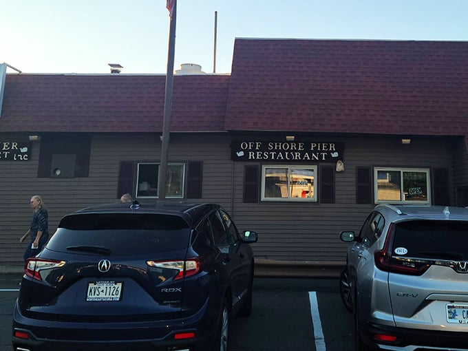 Simple brown building, extraordinary fish fry - proof that great food doesn't need flashy packaging or fanfare.