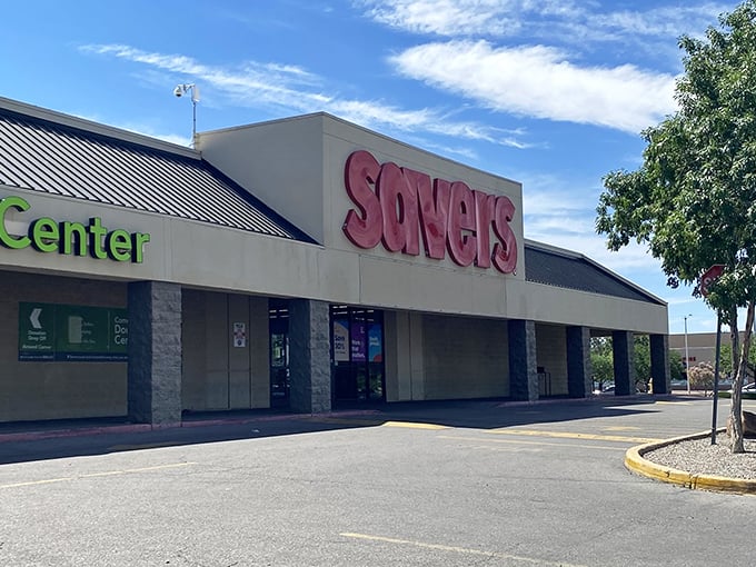 Savers' clean exterior and spacious parking lot hint at the organized chaos within. Treasure hunting made convenient!