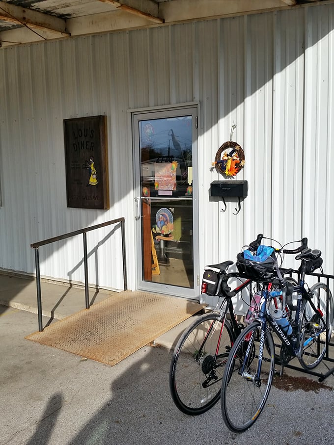 Those bicycles out front tell the whole story: this place is worth pedaling miles to reach for breakfast. 