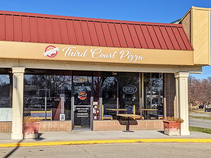 Sunshine and pizza—life's perfect combination! Third Coast's welcoming facade invites you to experience a slice of something different.