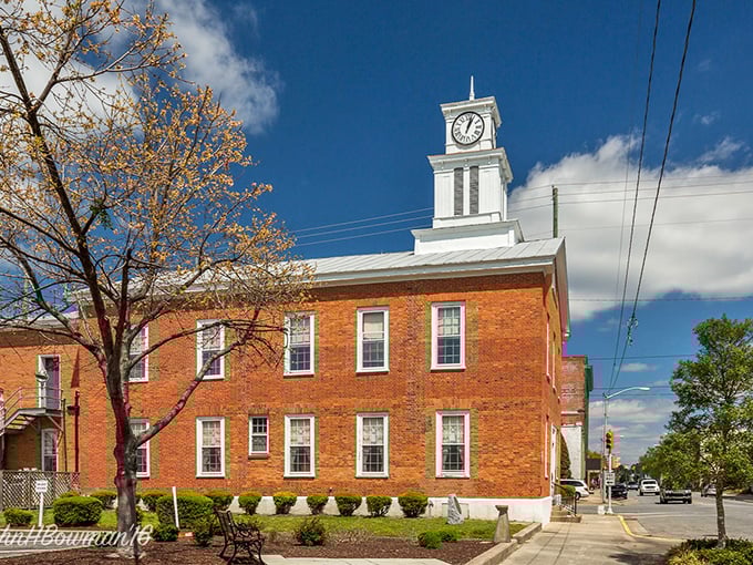 Little Washington's downtown: where every building has a story and time to tell it.