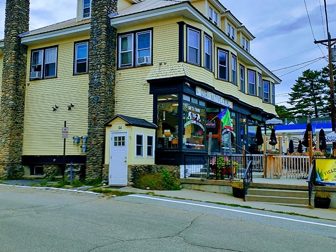 The warm glow of Woodstock's storefronts welcomes visitors like old friends returning after too long away.
