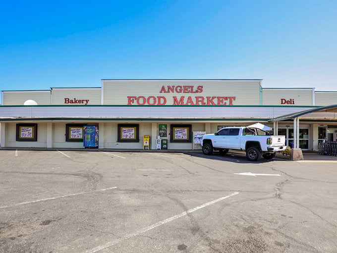 Angels Food Market proves you don't need a fancy name to be essential. The holy trinity of small towns: bakery, deli, and local gossip hub.