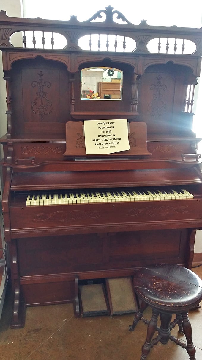 This isn't just a piano—it's a time capsule with keys. Imagine the songs it's played, the homes it's graced, the fingers that have danced across it.