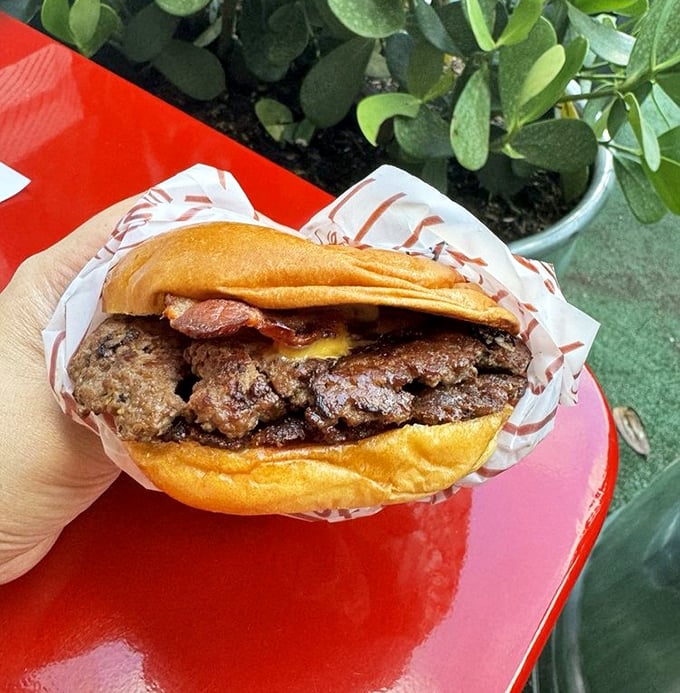 That Applewood Bacon Burger isn't just food—it's a life-affirming experience that makes Monday meetings bearable.