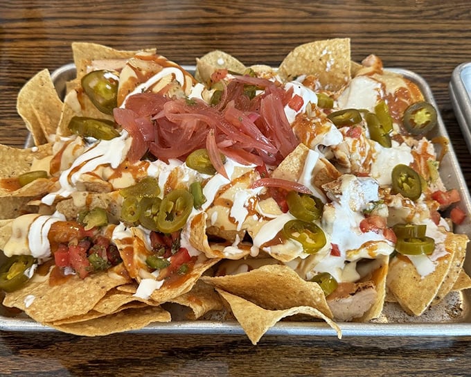 BBQ nachos that make you question why you ever wasted time on plain cheese versions.