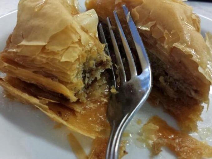 Layers of honey-soaked phyllo and nuts in perfect harmony—this baklava isn't just dessert, it's the sweet exclamation point at the end of your meal.