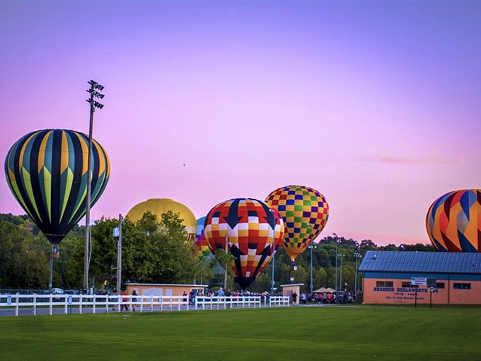 The balloon festival transforms Harrison's skyline into a floating rainbow—nature's way of reminding you that retirement should be colorful.