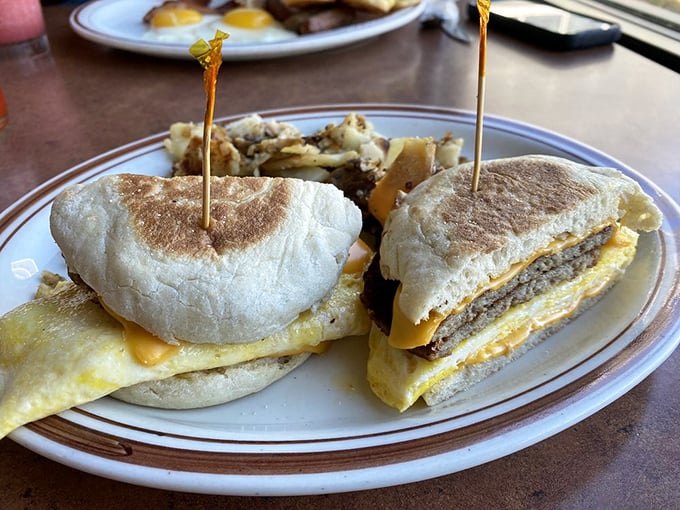 Breakfast sandwiches that make you wonder why we ever relegated eggs to just the morning hours—this is all-day deliciousness.