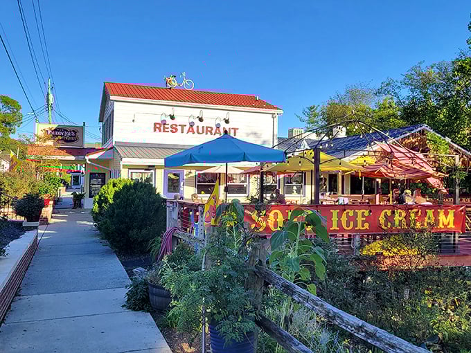 Buddylou's Eats Drinks & Antiques serves up colorful charm and homestyle comfort, where ice cream and nostalgia create the perfect small-town recipe.