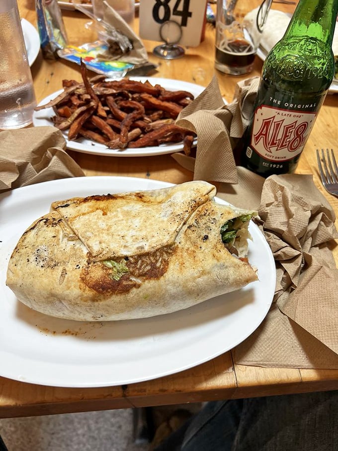 This isn't just a burrito – it's a masterclass in the art of wrapping joy in a tortilla.