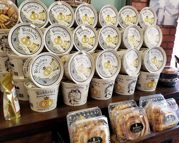 These butter cookies aren't just treats—they're edible souvenirs that say "I went to Denmark in California and all I got was this absolutely perfect cookie."