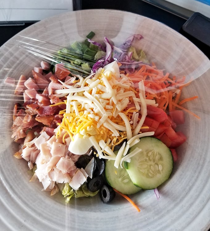 This chef salad isn't just healthy—it's a colorful celebration where every vegetable and protein gets its moment in the spotlight.