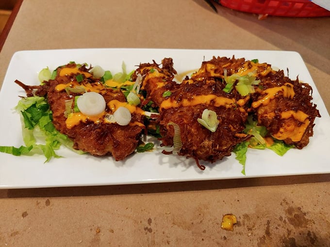 Crispy coconut shrimp that delivers the perfect crunch-to-sweetness ratio—like a tropical vacation that fits on a fork.