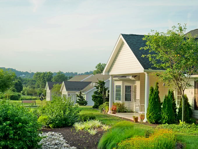 These cottages prove retirement living doesn't mean downsizing your dreams—just your lawn-mowing responsibilities.