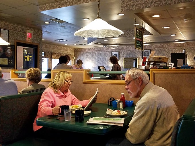 Every great breakfast spot needs its regulars—the newspaper-reading, coffee-sipping folks who've turned morning meals into a cherished ritual.