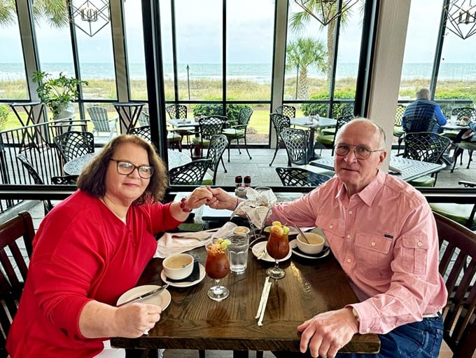 Ocean views and good company – the perfect pairing for any meal. These diners know they've found one of Myrtle Beach's true treasures.