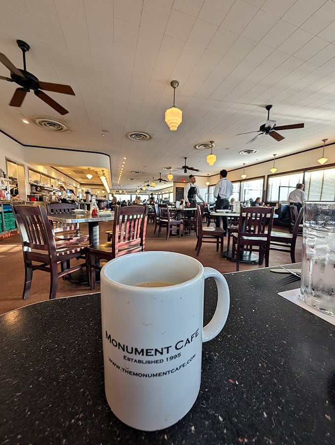 The dining room hums with the beautiful chaos of clinking silverware and laughter—a community gathering spot disguised as a restaurant.