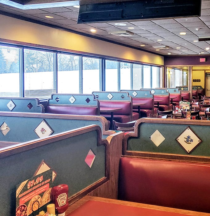 The dining area feels like Pennsylvania's living room – spacious yet cozy, with booths that have probably witnessed everything from first dates to retirement celebrations.