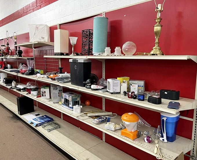 From practical appliances to quirky gadgets, the electronics section offers everything from essential kitchen tools to "what exactly does this thing do?" curiosities.