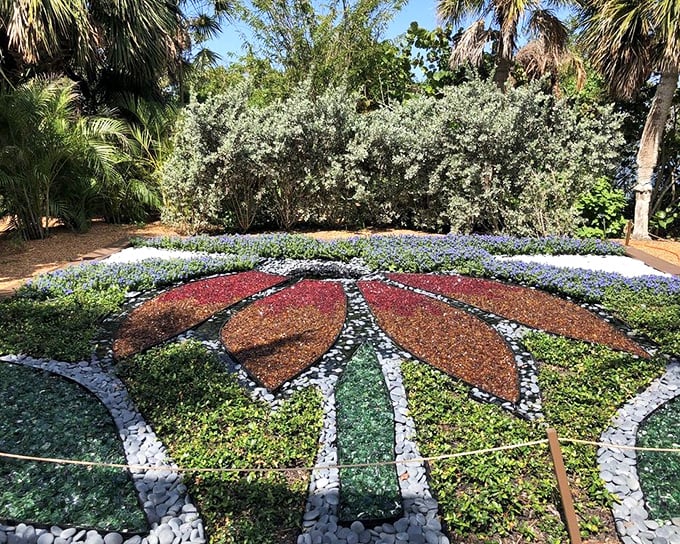 Mother Nature's geometry lesson – this living butterfly design proves that gardens can be both wild and meticulously planned.