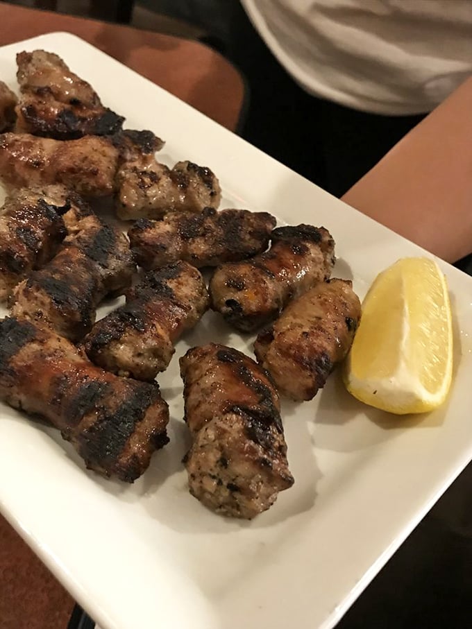 These Greek sausages have more character development than most Netflix series—smoky, herbal, and utterly captivating.