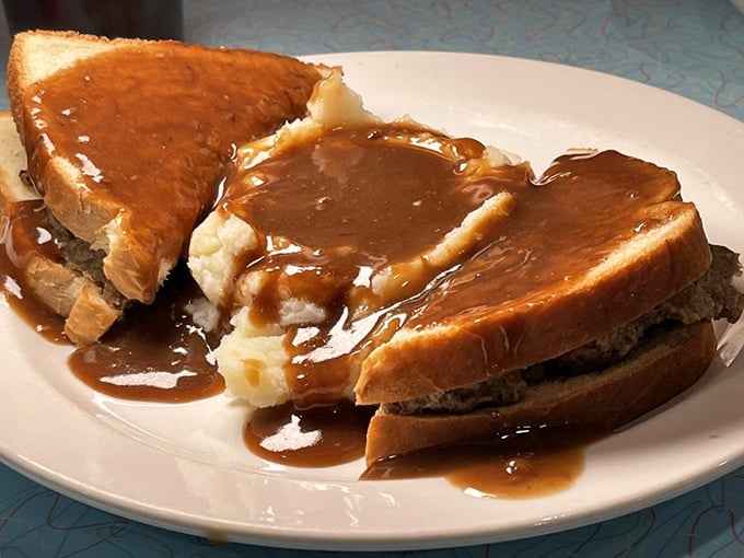 The hot meatloaf sandwich proves that comfort food doesn't need to be complicated to be extraordinary.